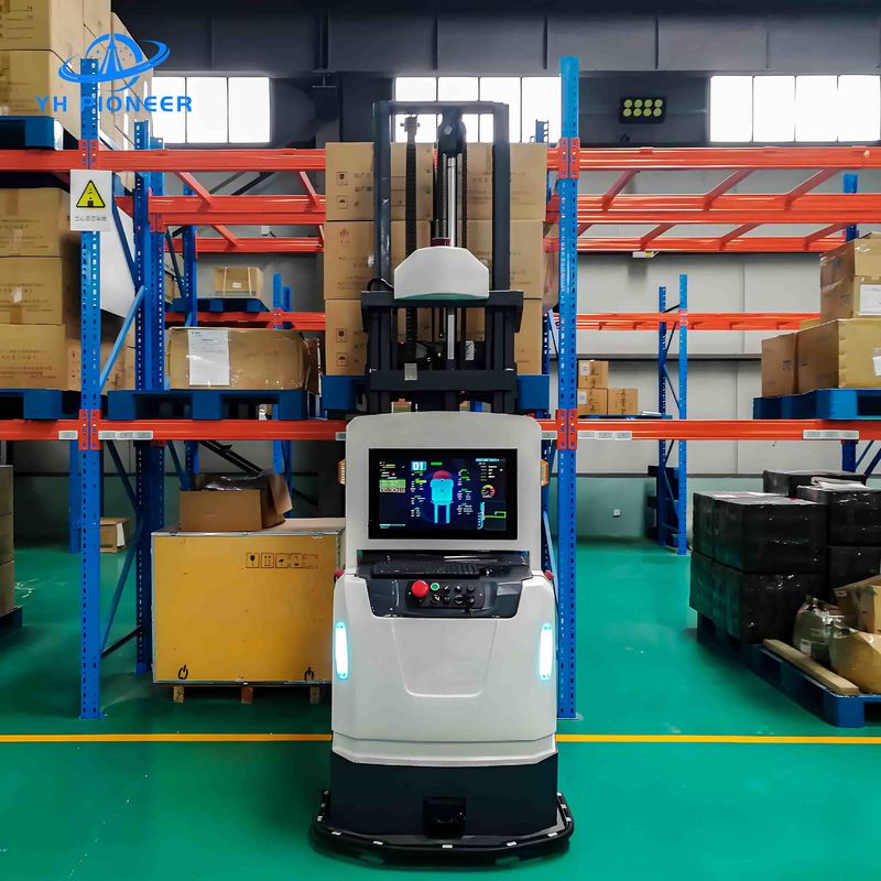 Palletizing AGV Warehouse Automation With Multiple Sensors For Facility ...