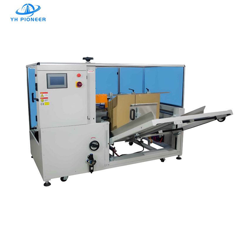 Servo Carton Opener Machine With 17.5m/Min Belt Speed And 100pcs ...