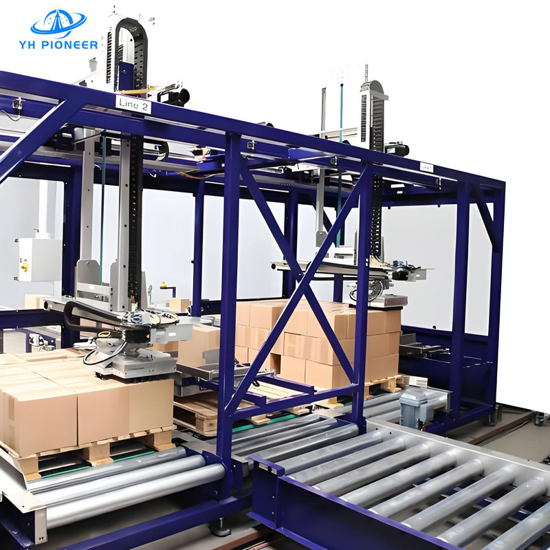 Robust Gantry Palletizing System with Customizable Pallet Sizes and 110L/min Air Consumption