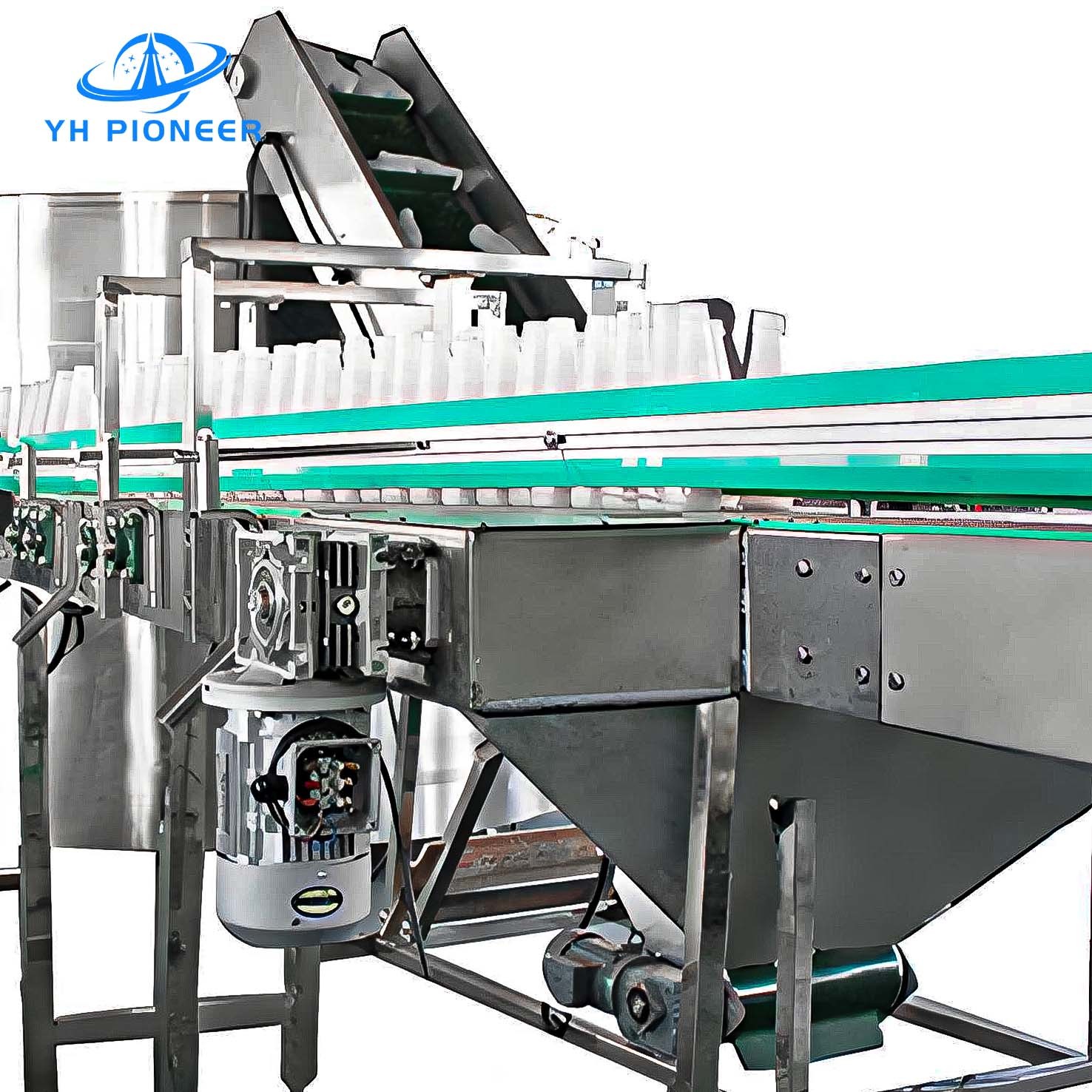 Hygienic Design Pressureless Bottle Transport Conveyor With Enhanced ...