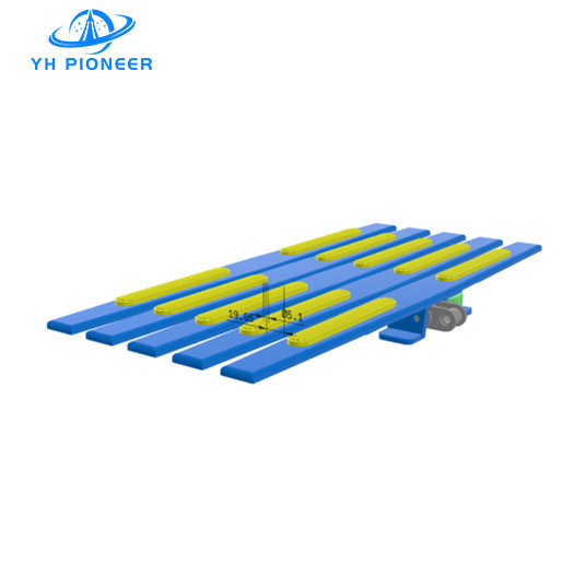 High Friction Buckle Chain Turning Conveyor Plate TPE Surface For ...