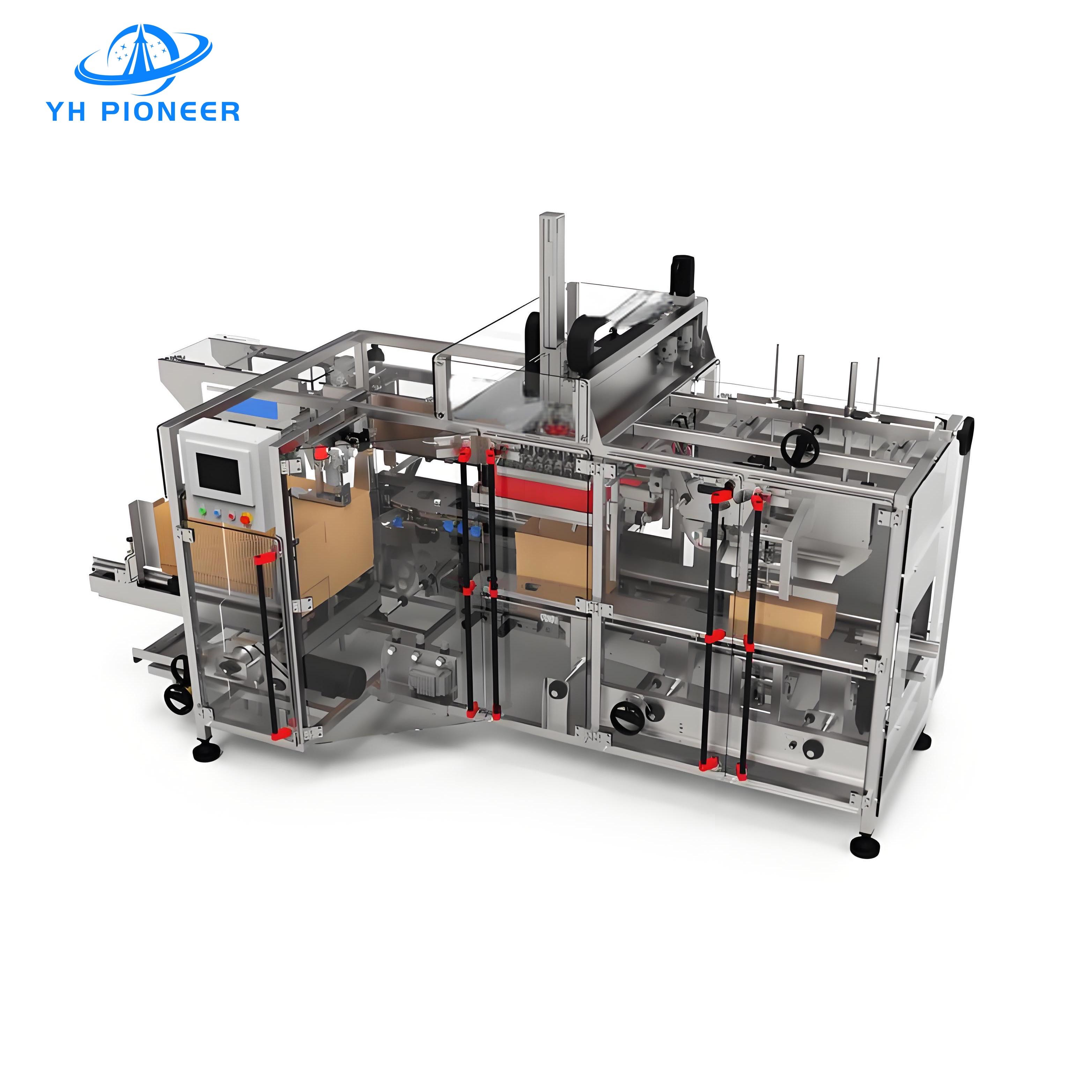 Customized Size Carton Packer Machine 7.5kw Automatic Box Packing Machine