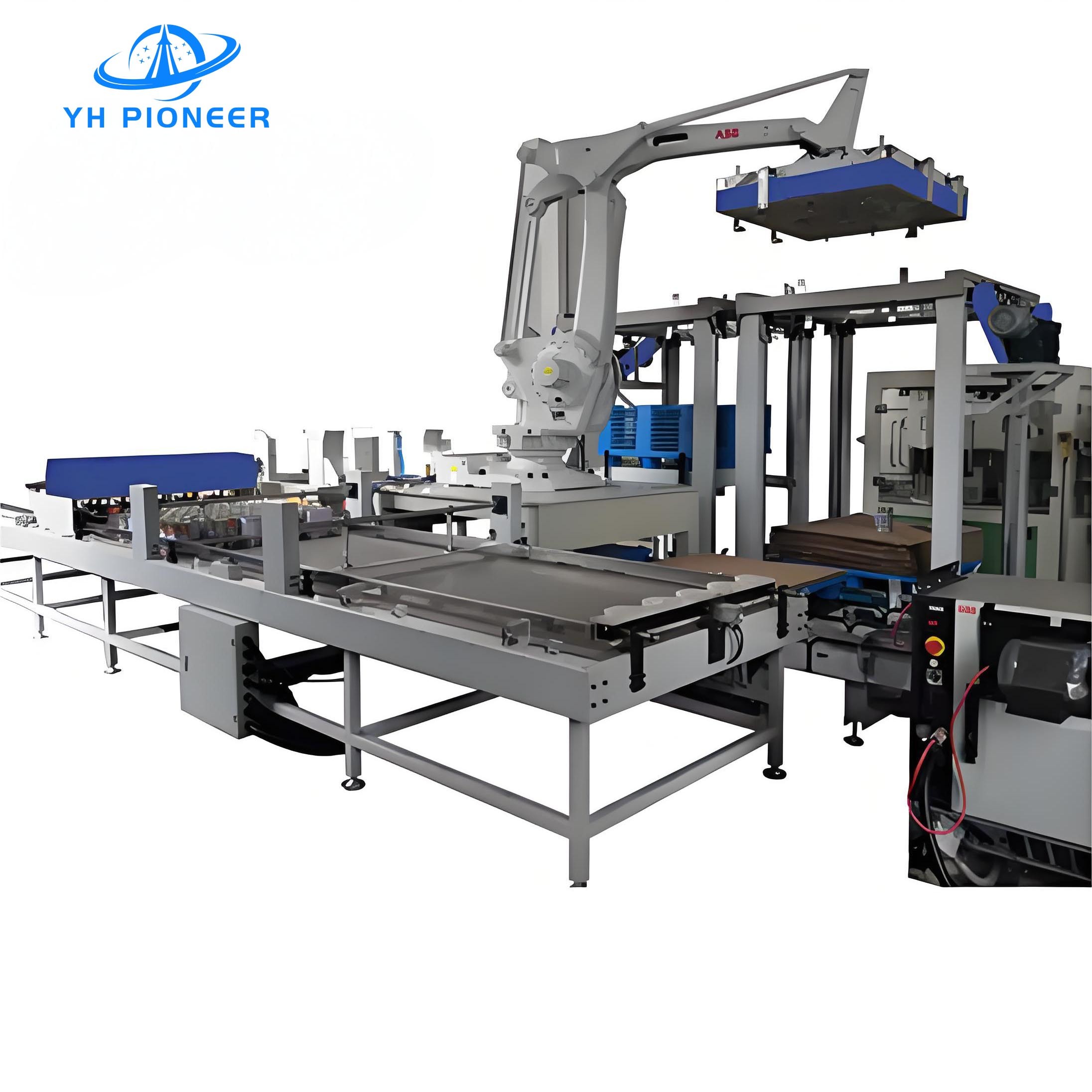 Robust Fully Layer Automatic Palletizing Systems 10kW 4-5 Axis Palletizer Machine