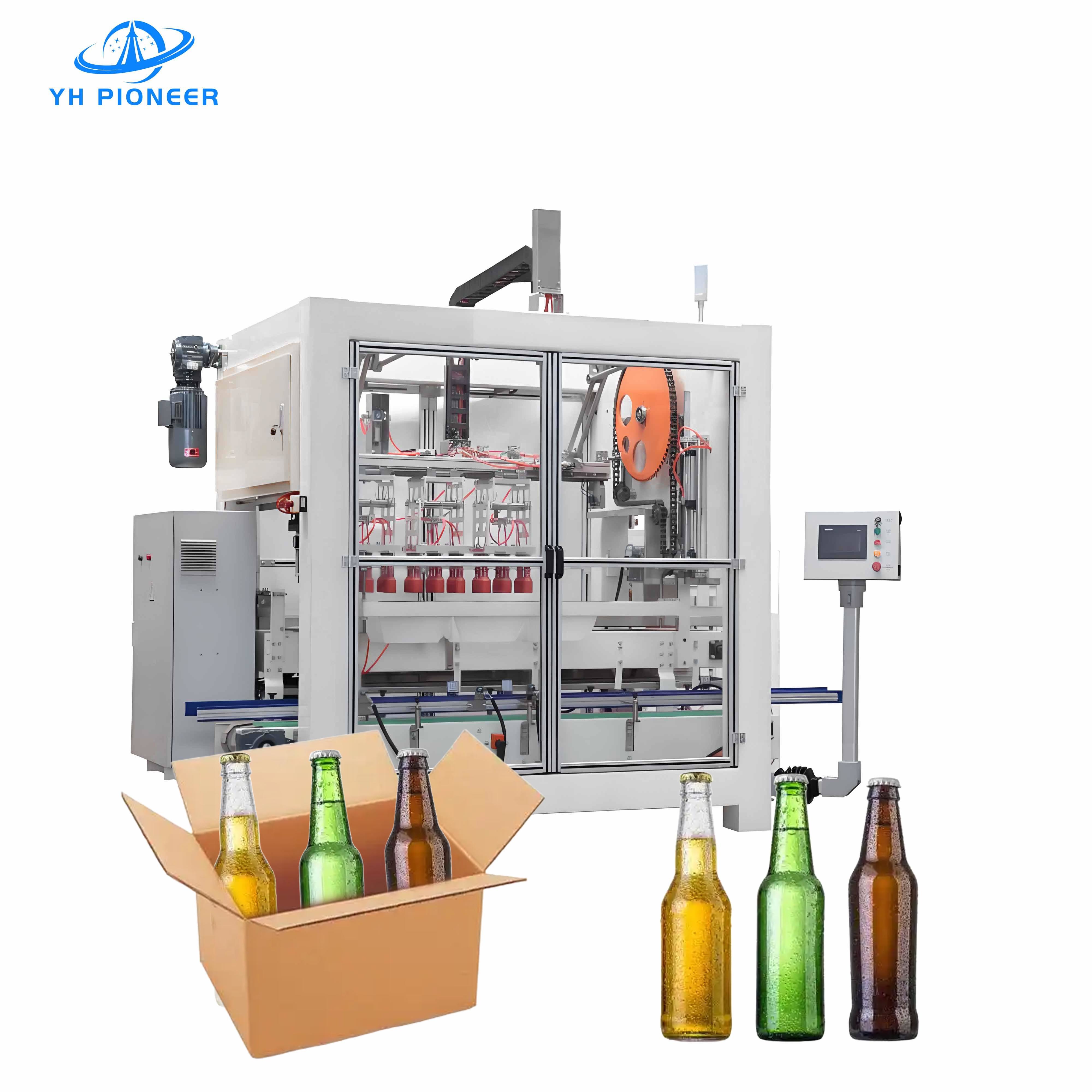 Beer Carton Packer Machine Suitable for Various Bottles Cans and Cups ...